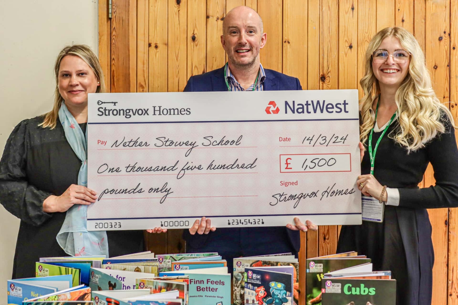 Book donation for Nether Stowey School - Strongvox Homes | Award ...